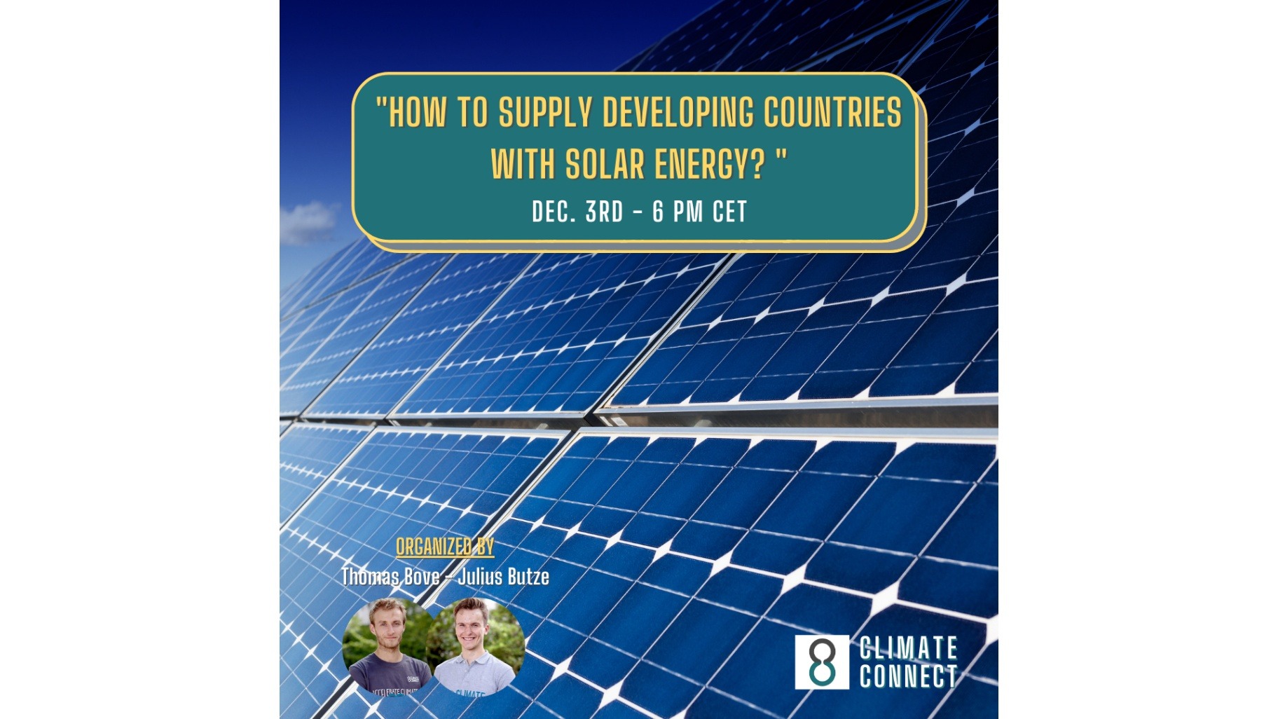 Collaborative online event : Calls For Climate - Solar Energy | Climate ...