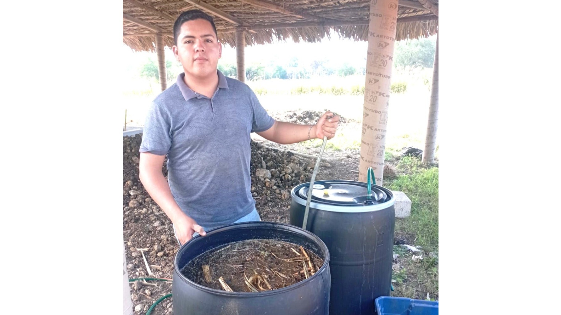 Bringing soil back to life with liquid organic fertilizer | Climate Connect