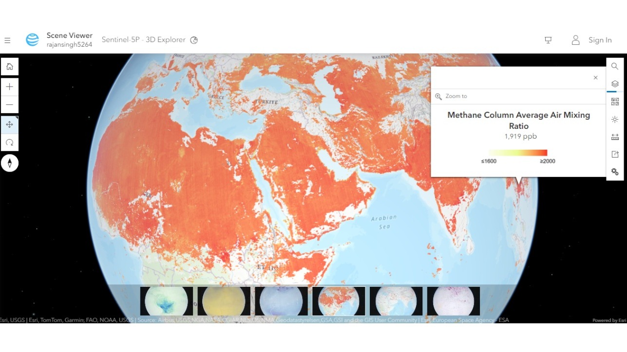 Sentinel 5P Explorer | Climate Connect