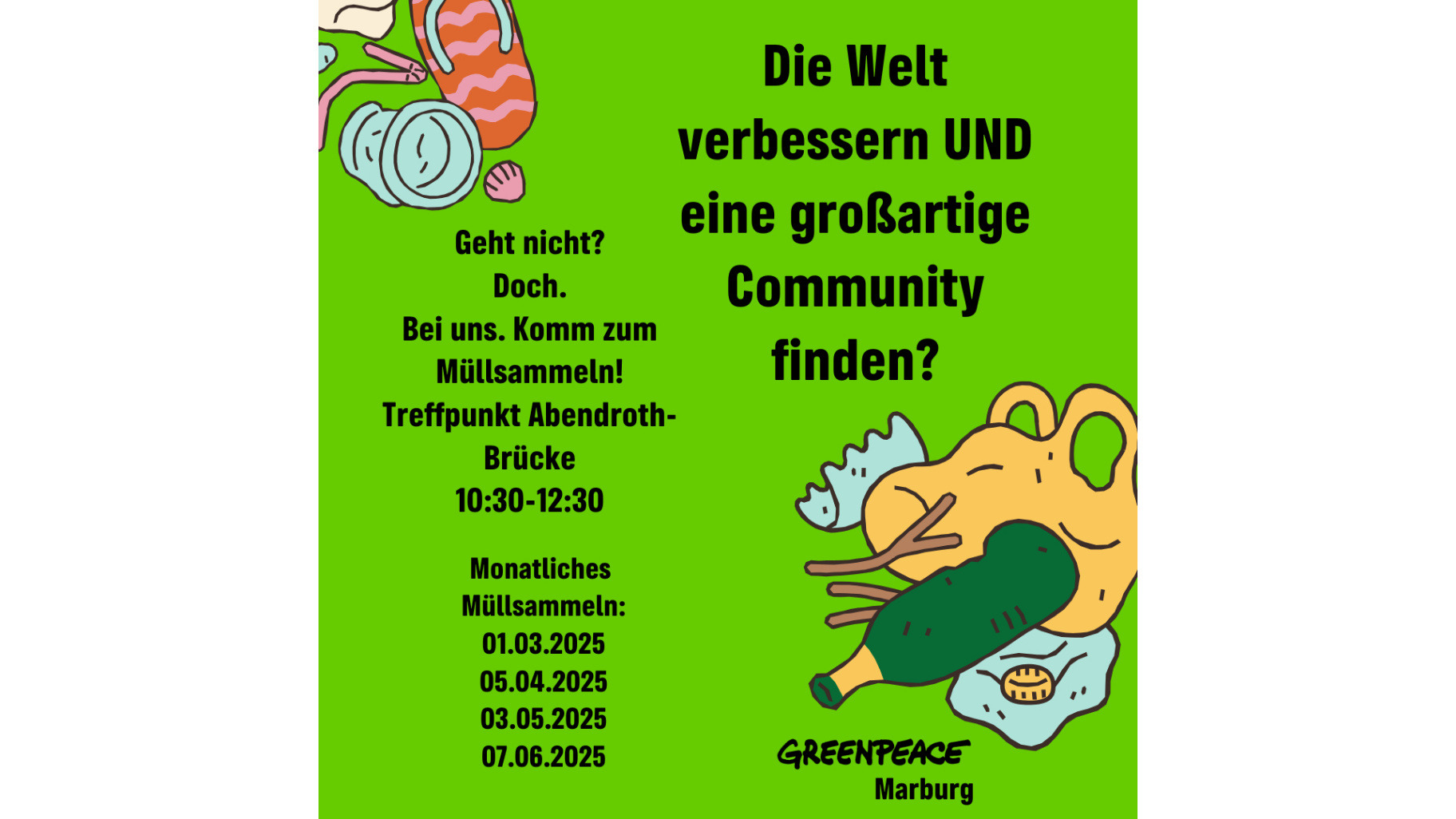 Monthly waste collection campaign | Climate Connect